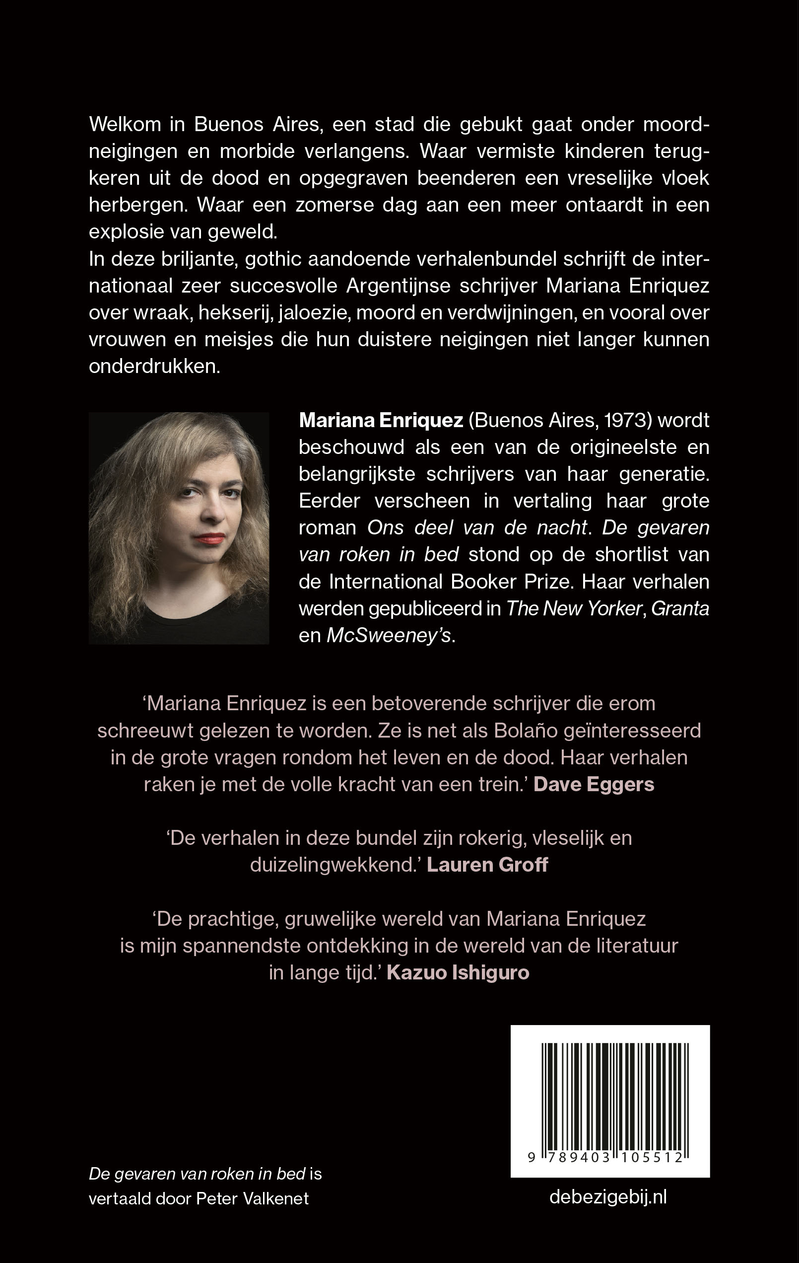 De gevaren van roken in bed - Mariana Enriquez - De Bezige Bij