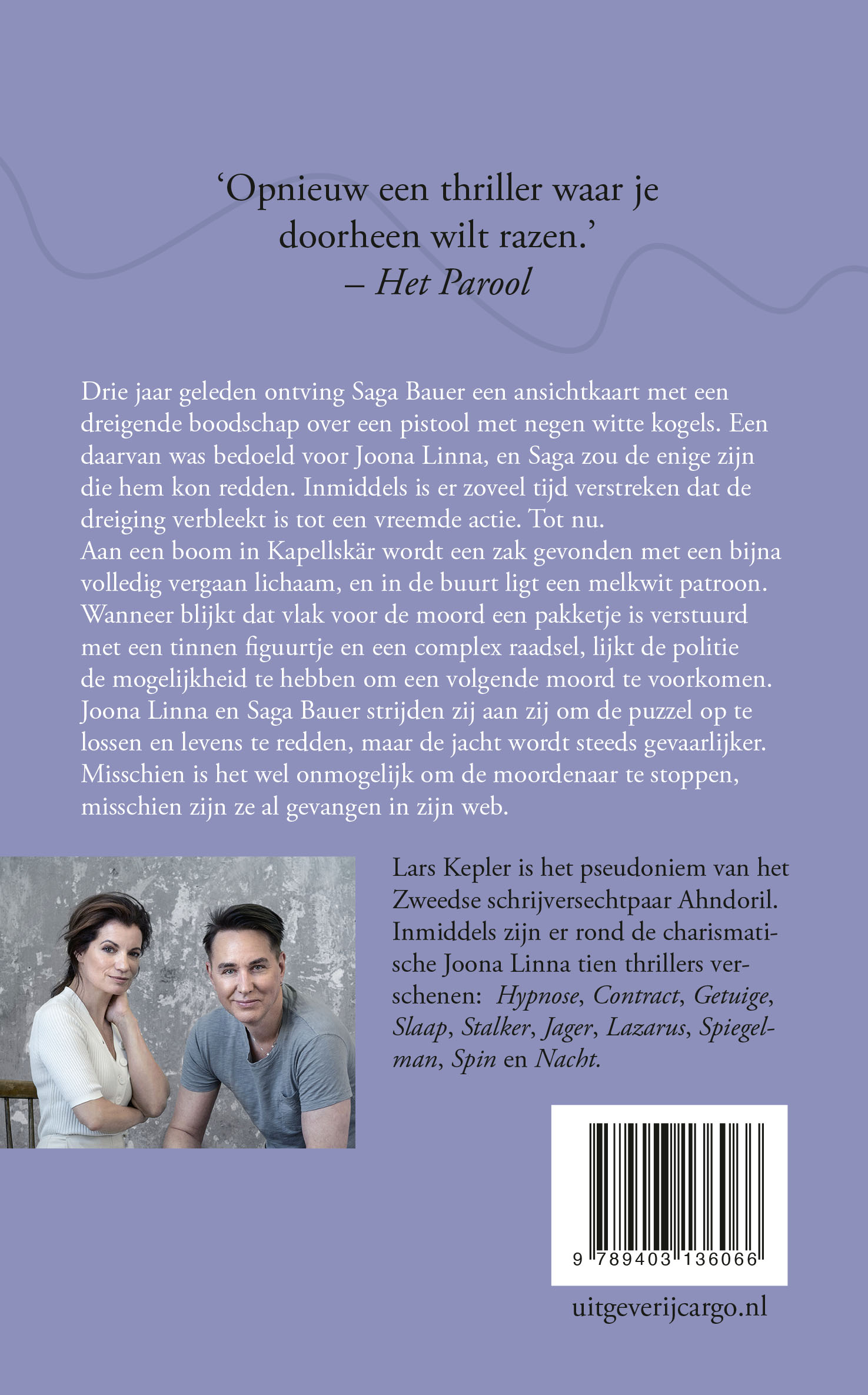 Spin - Lars Kepler - Cargo