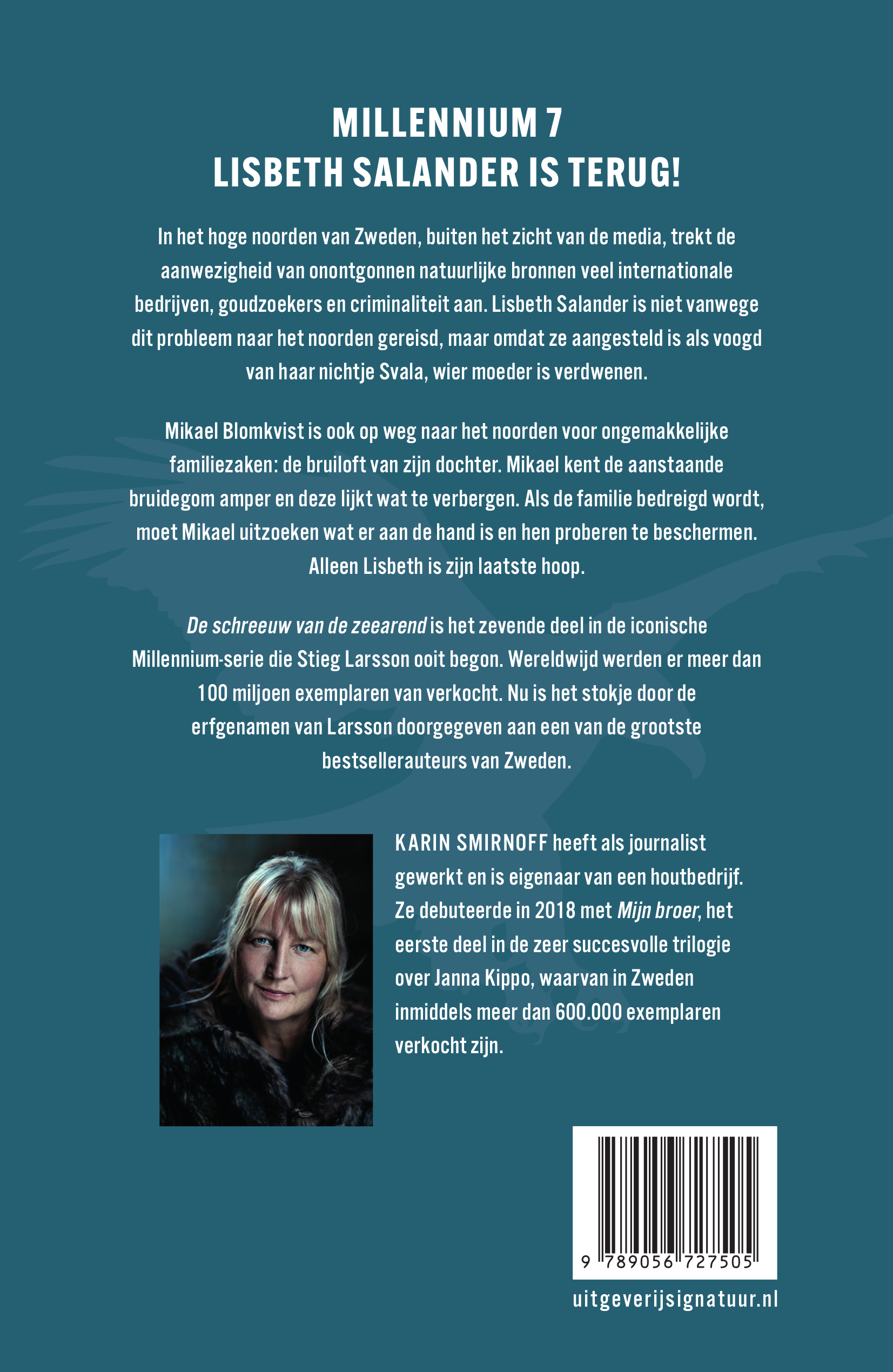 De schreeuw van de zeearend - Millennium 7 - Karin Smirnoff - A.W ...